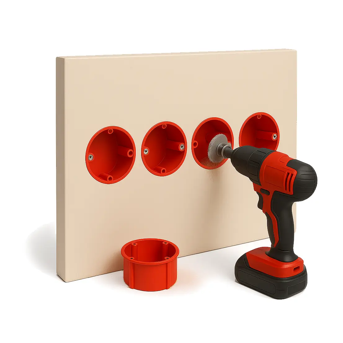 Flush Wall Socket Cutout (pre-build sockets) - Andronor